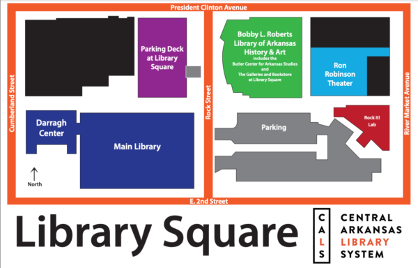 Library Square Map - Roberts Library